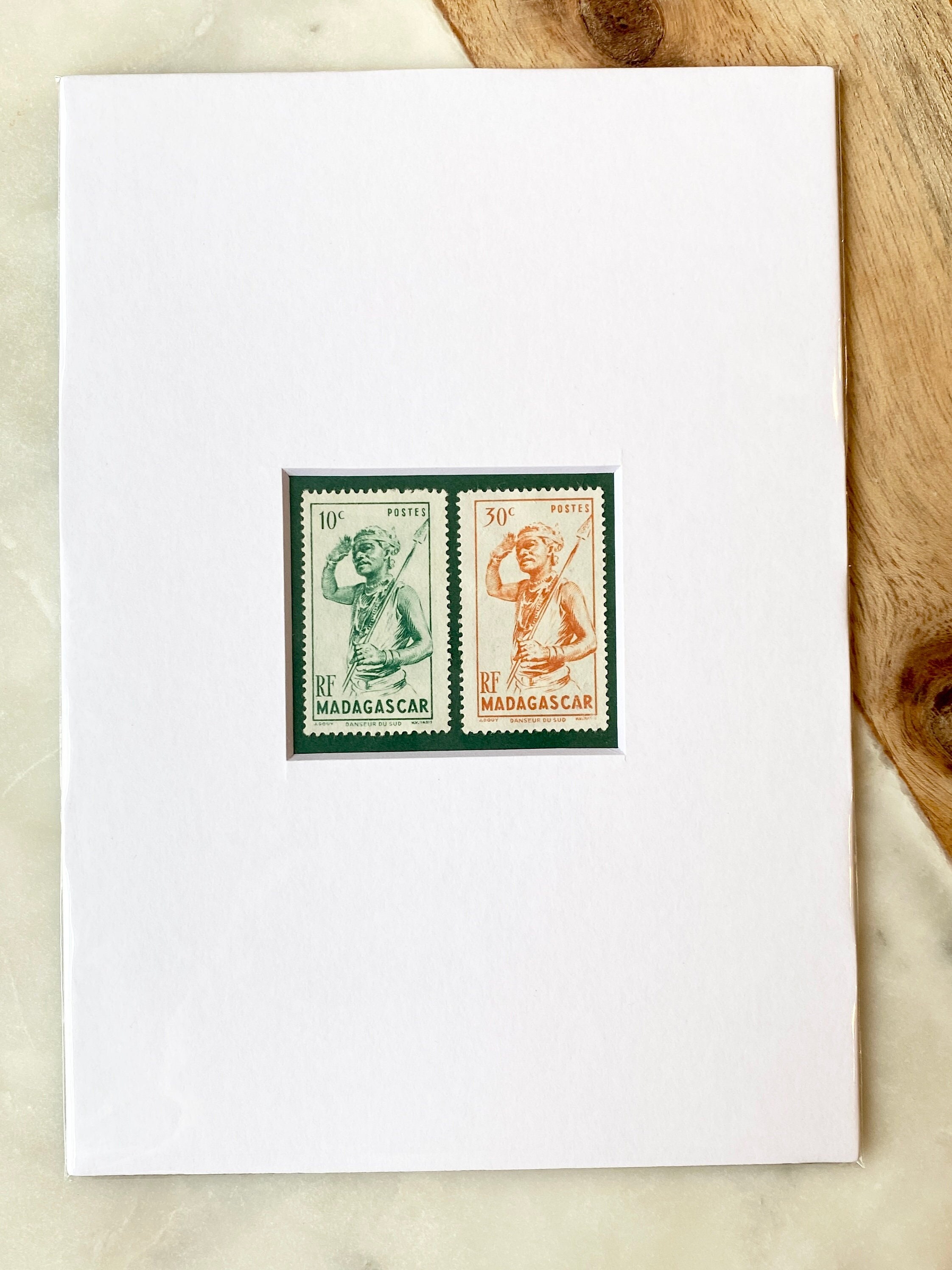 1946 Vintage Madagascar Stamps - Etsy