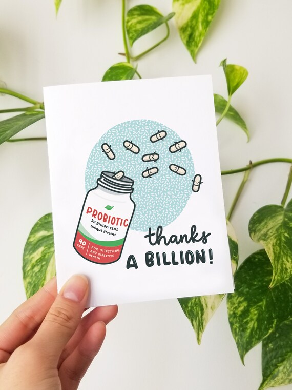 Thanks a Billion Funny Medical Greeting Card Thank You - Etsy Canada