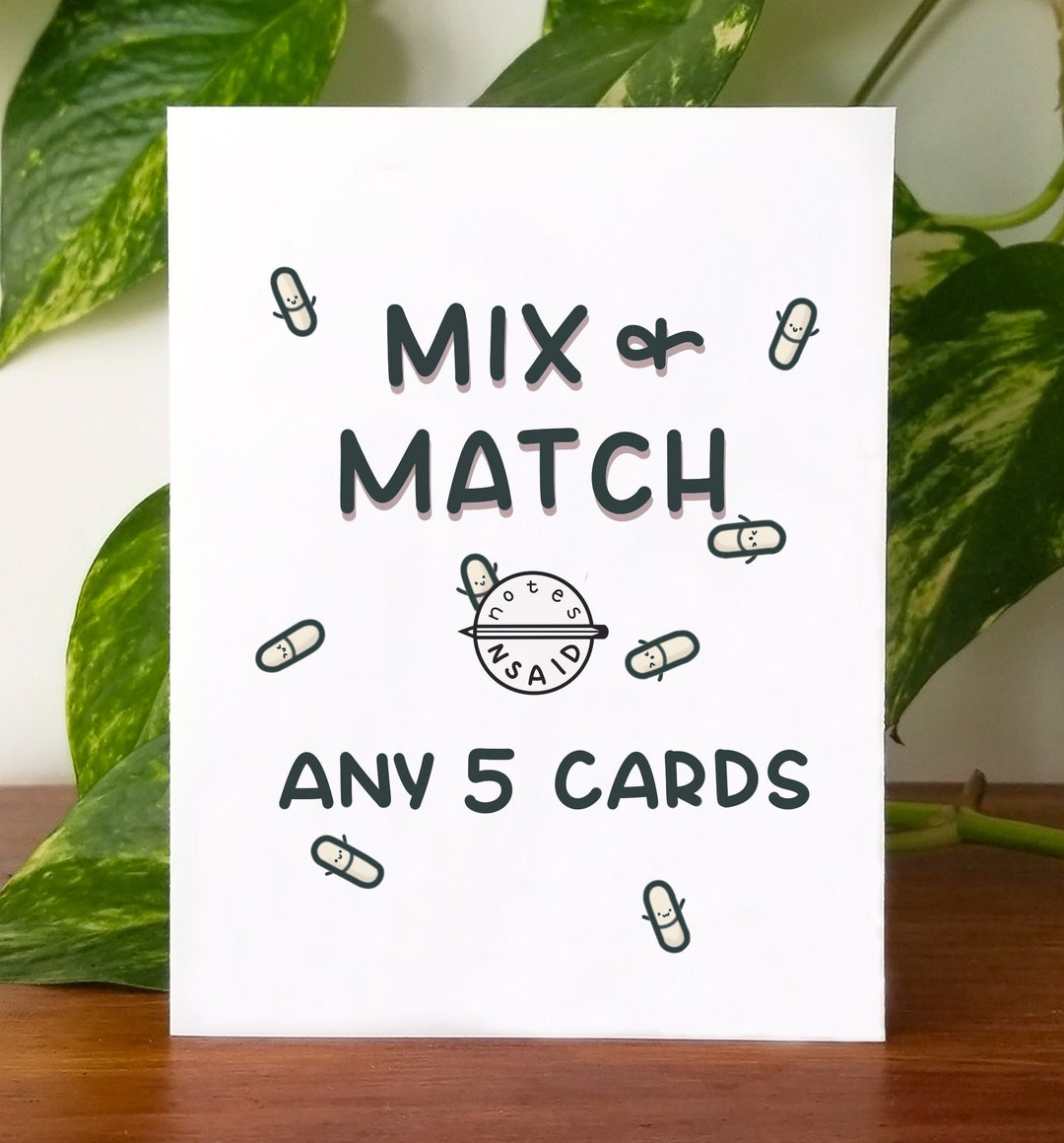 Pick Any 5 Cards Bundle - Etsy