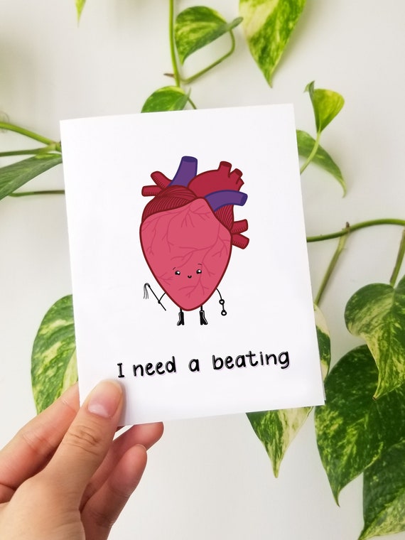 Beating Heart Meme Funny Card About Love Heart Beats Only For You