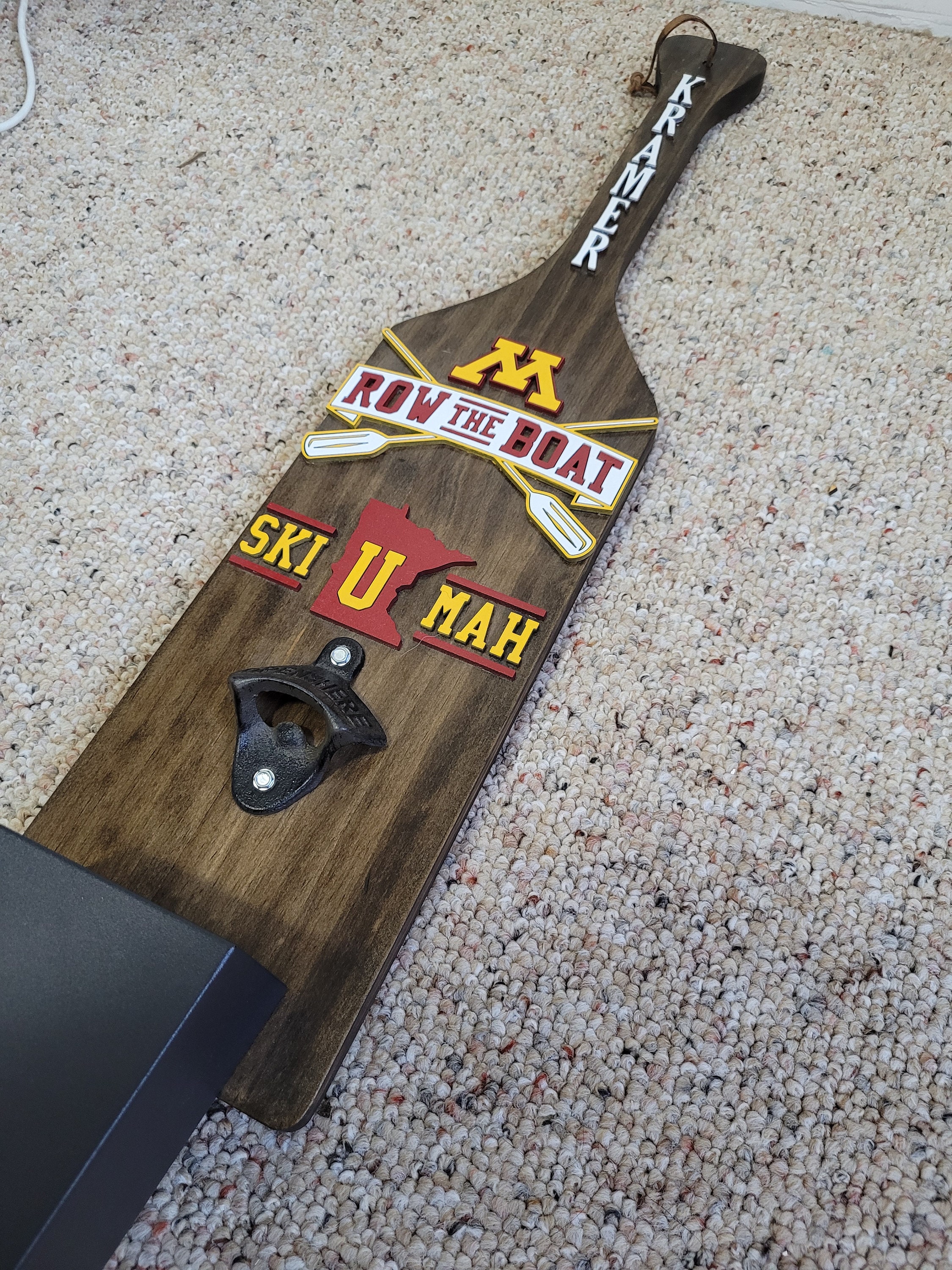 Minnesota Gophers Bottle Opener/ Customizable Bottle Opener/ Row the ...
