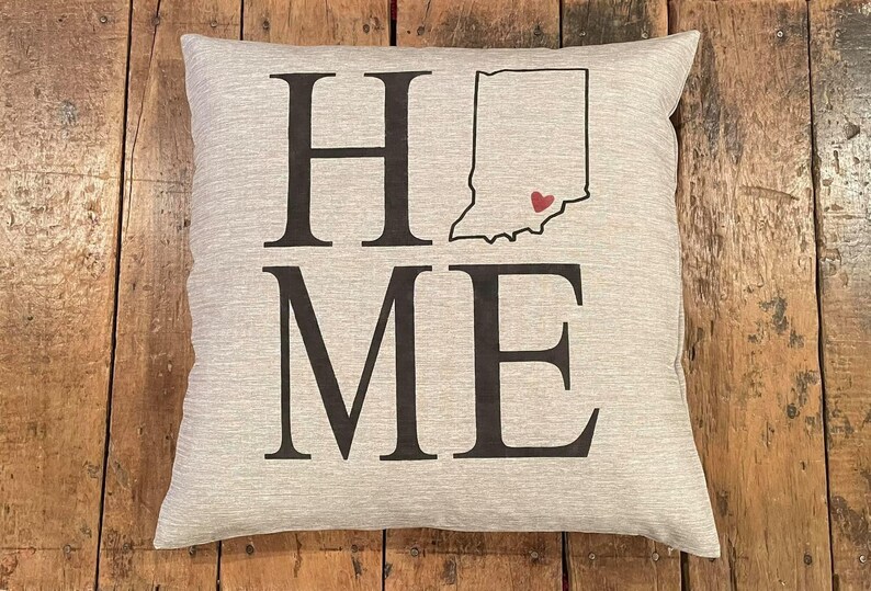Indiana Home Pillowcase - Etsy