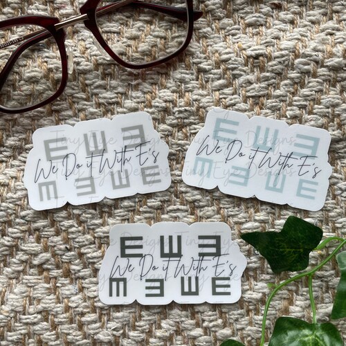 Eyeglasses Vinyl Decal Sticker Optometrist Optician - Etsy