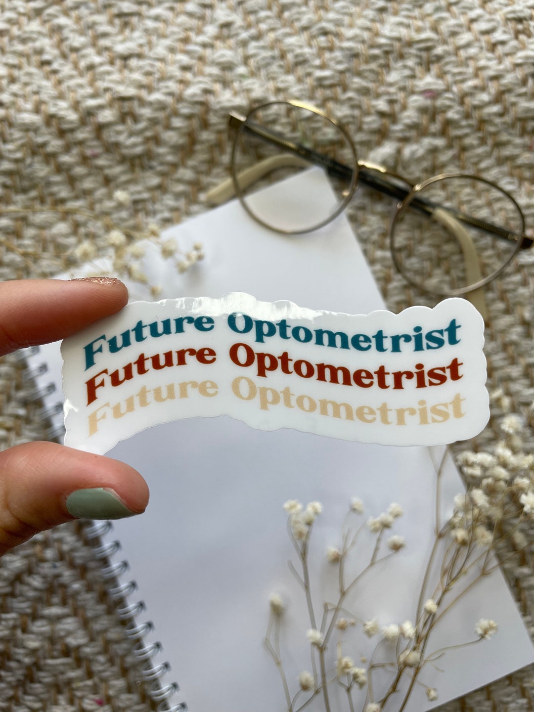 Future Optometrist Optometry Sticker Gift Idea Student Technician ...