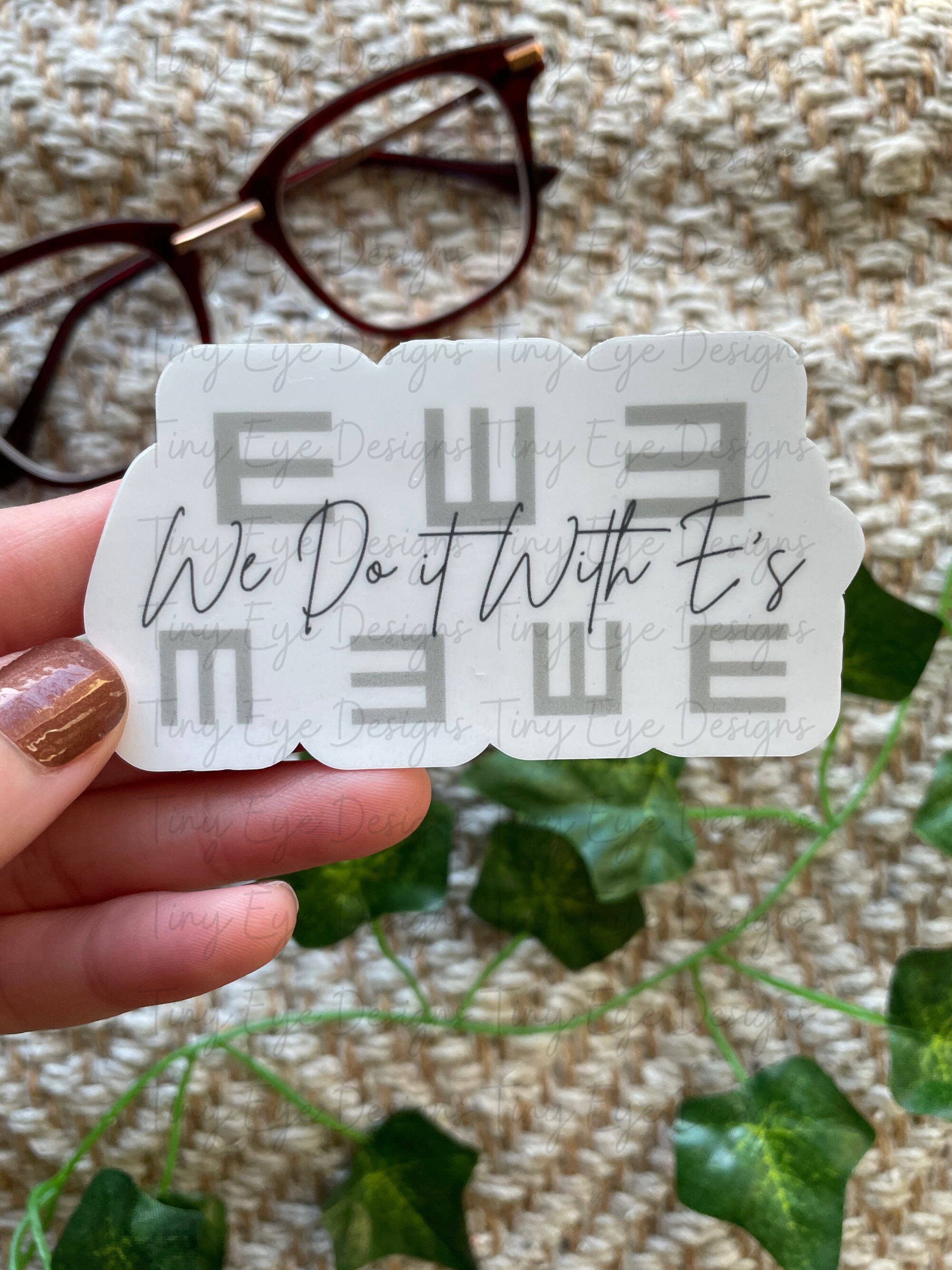 Eye Chart Pun Decal Sticker Ophthalmologist Gift Ideas for - Etsy