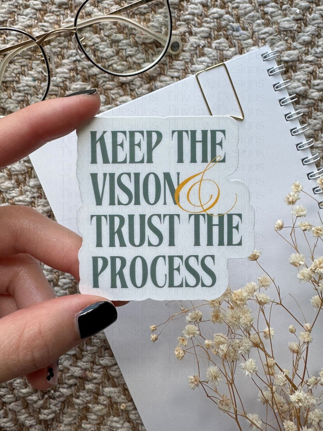 Keep the Vision Trust the Process Sticker Optometry Gift Optometry ...