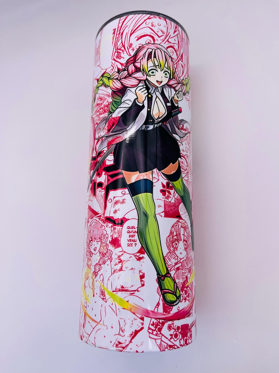 Mitsuri Inspired Demon Slayer Anime 20oz Skinny Tumbler Hot & Cold ...