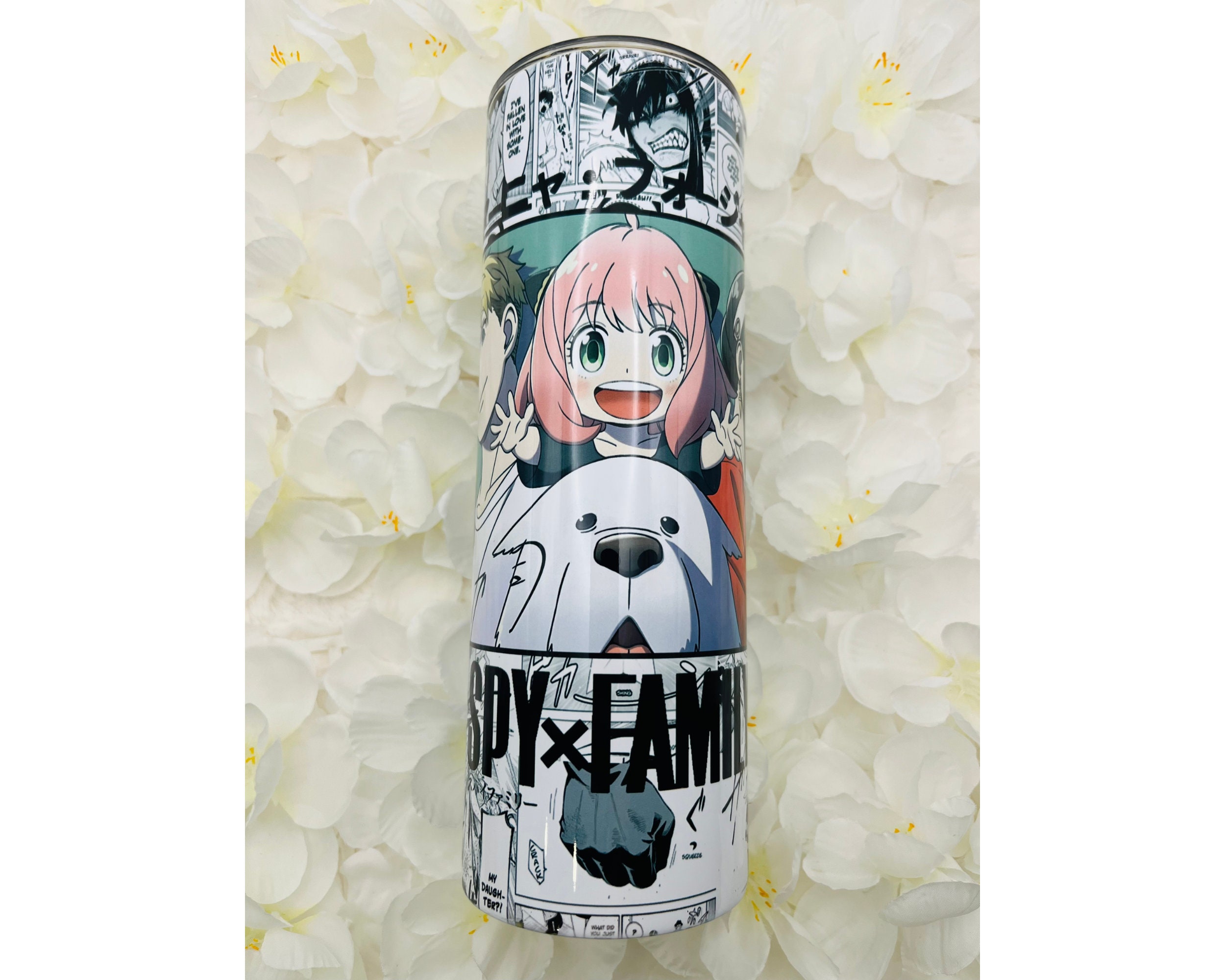 Spy X Family Tumbler, Spy Couple 20oz Tumbler, Spy Style Anime Tumbler ...