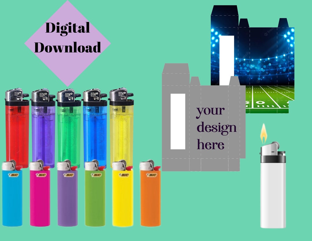 Lighter Box Template/svg - Etsy