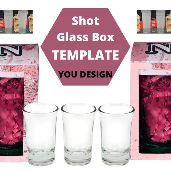 Shot Glass Box - Etsy