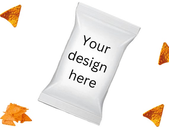 Chip Bag Template Custom Digital Chip Bag Template Chip - Etsy