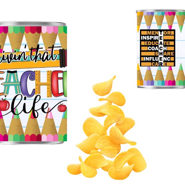 Teacher Appreciation Pringles - Etsy