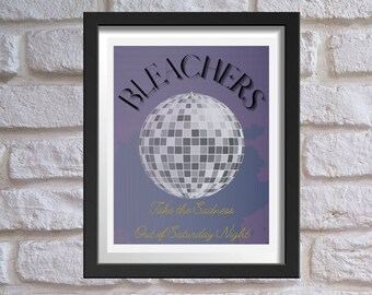 Bleachers Poster - Etsy