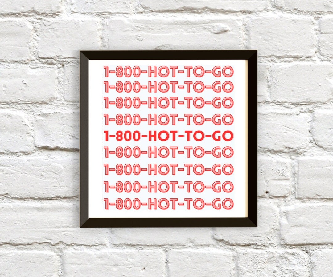 Chappell Roan 1-800-hot-to-go Digital Print Poster Art - Etsy