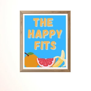 The Happy Fits Digital Print/poster - Etsy