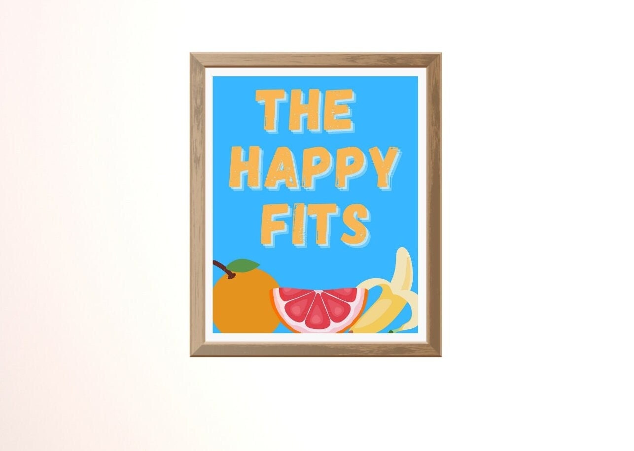 The Happy Fits Digital Print/poster - Etsy