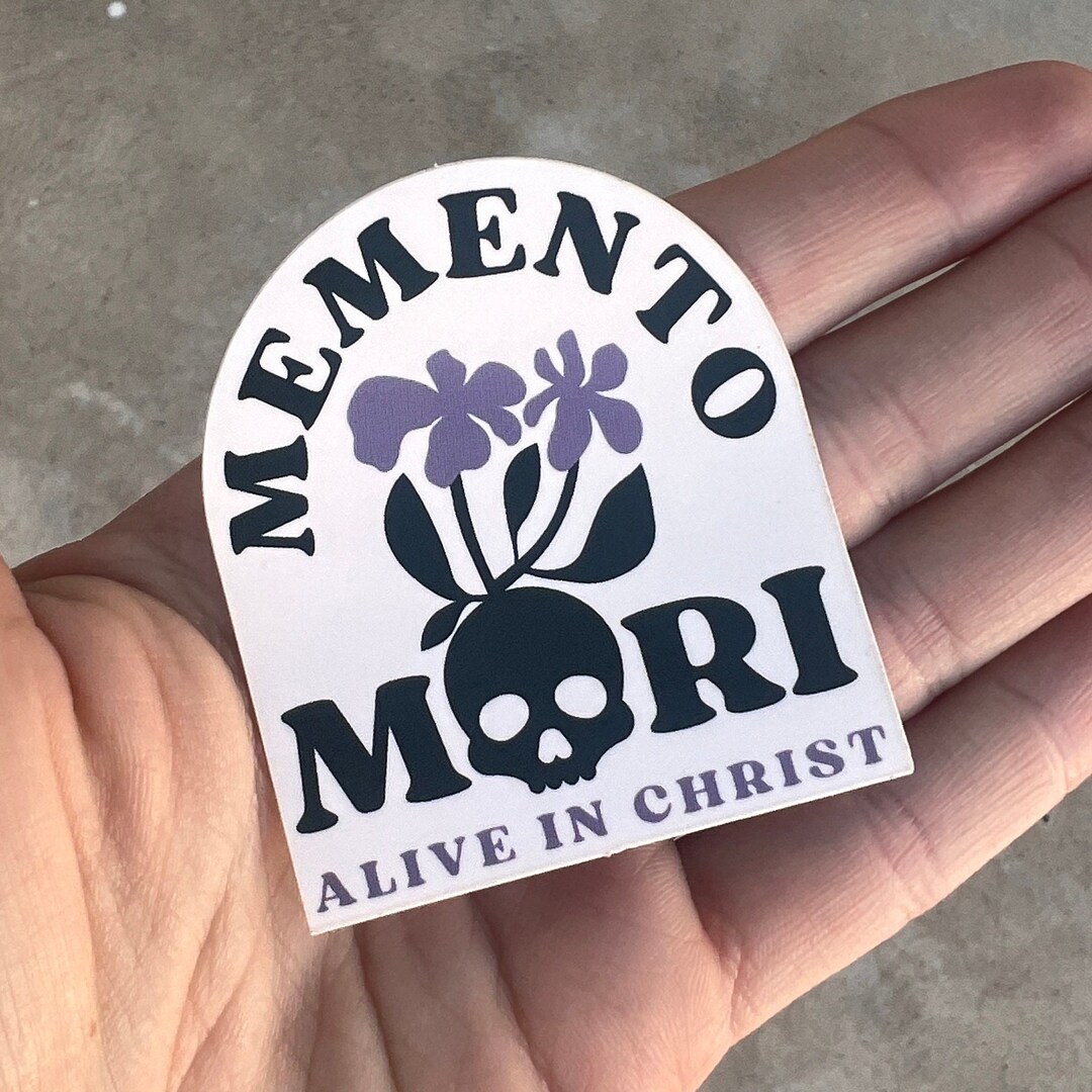 Memento Mori Stickers, Christian Bible Stickers, Jesus Stickers, Born ...