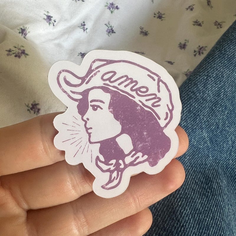 Amen Hat Pink - Etsy