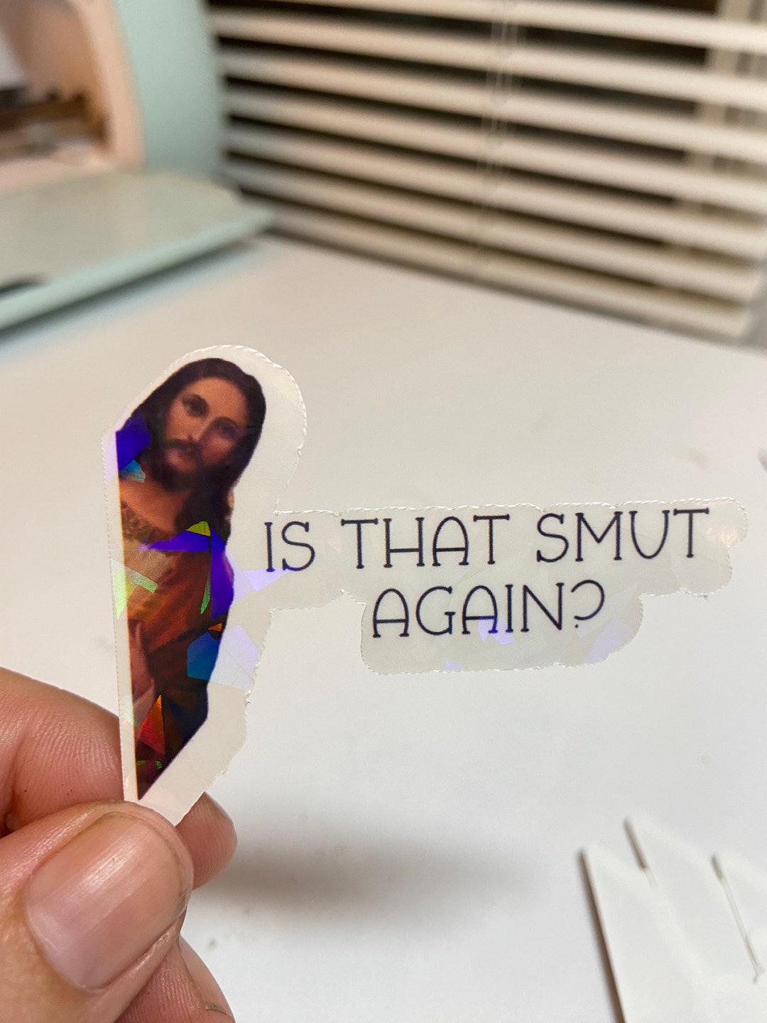 Is That Smut Again Sticker, Jesus Sticker, Smut Stickers, Kindle ... Is That Smut Again Sticker, Jesus Sticker, Smut Stickers, Kindle ...