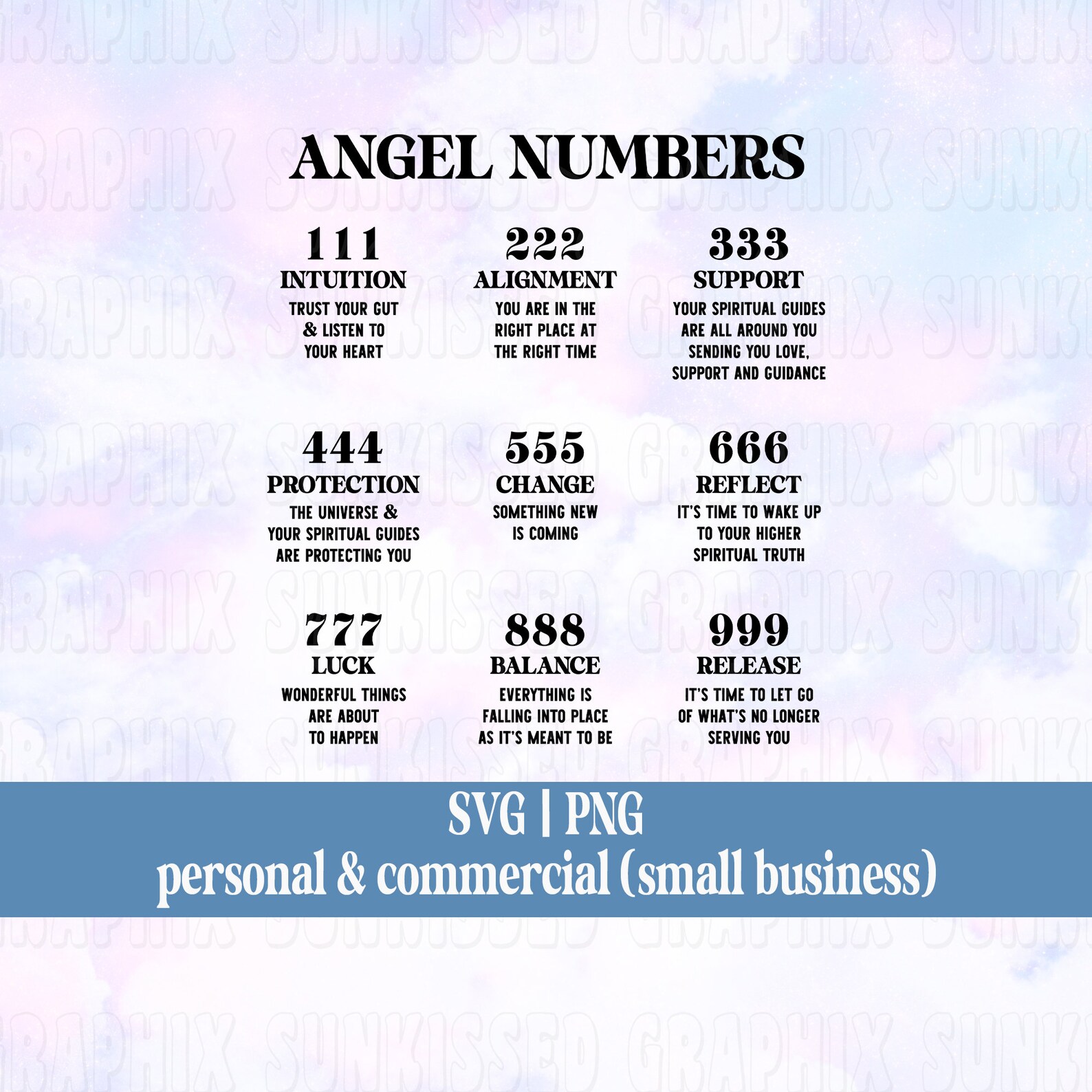 Angel Number SVG Angel Svg Spiritual Svg Files for Shirts Sublimation ...