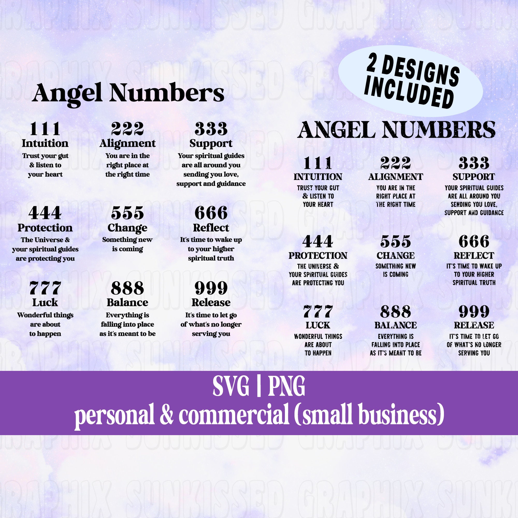 Angel Number SVG Files for Shirts Angel Svg Spiritual Svg Sublimation ...