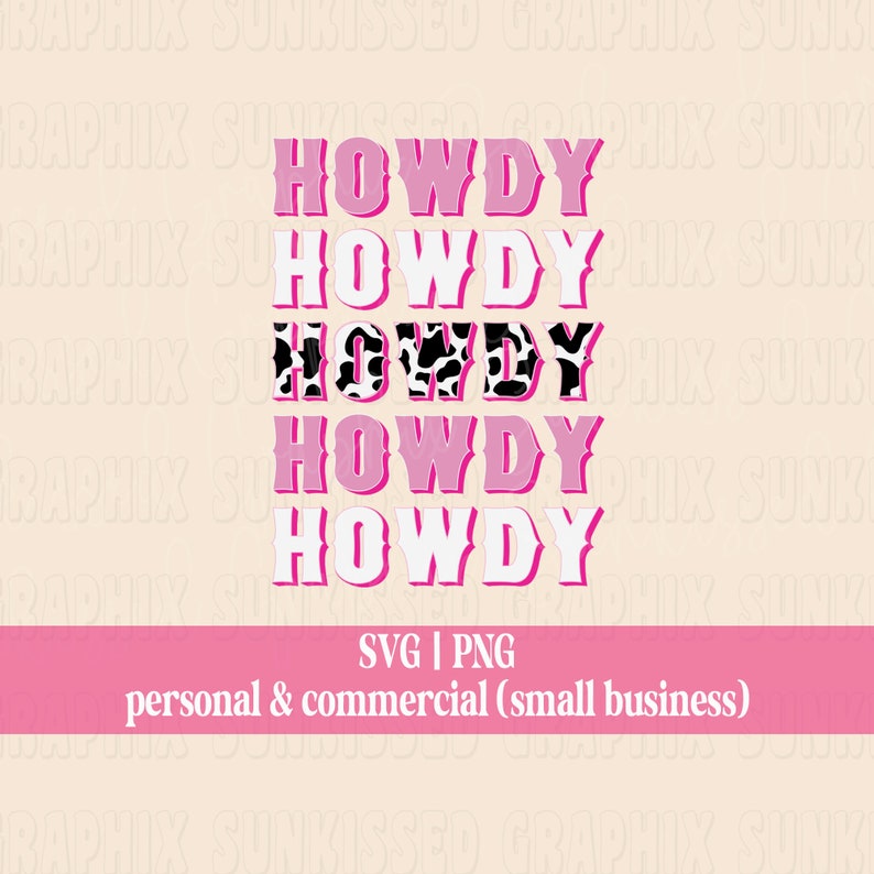 Howdy PNG Howdy Prints Sublimation Designs Cowgirl Png Trendy PNG Howdy ...
