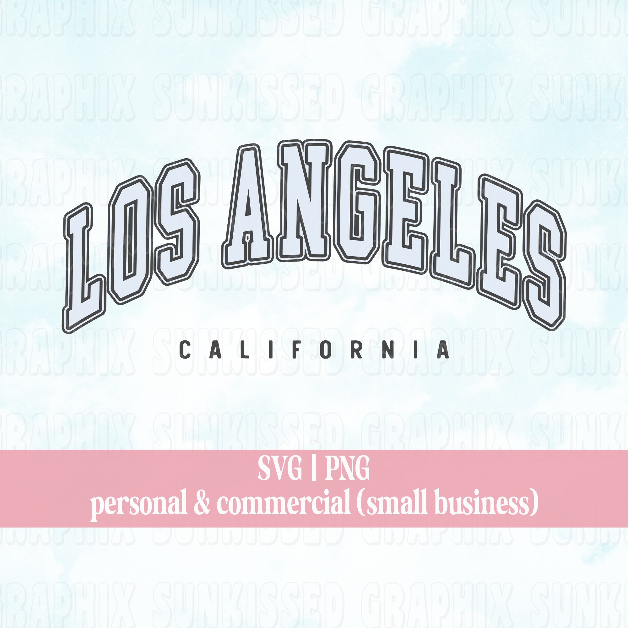 Los Angeles California SVG Los Angeles Svg Trendy Svg - Etsy