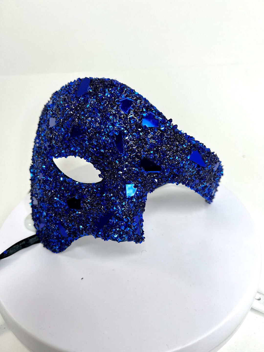Blue Makara Mirror Mask, Phantom of the Opera With Comfort Plus ...