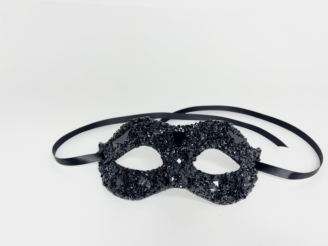Black Makara Masquerade Mirror Mask- Available in Different Colors ...