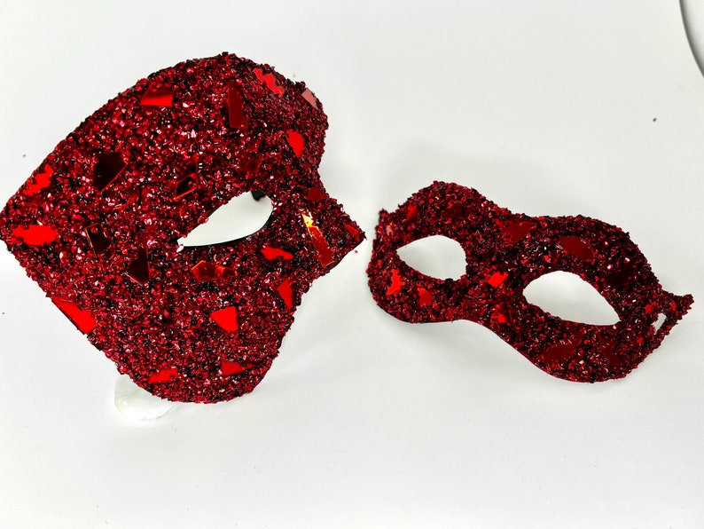 Makara Mirror Mask, Couple Edition, Crushed Shiny Stone Finish. With ...