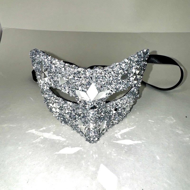 Blue Masquerade Mask - Etsy