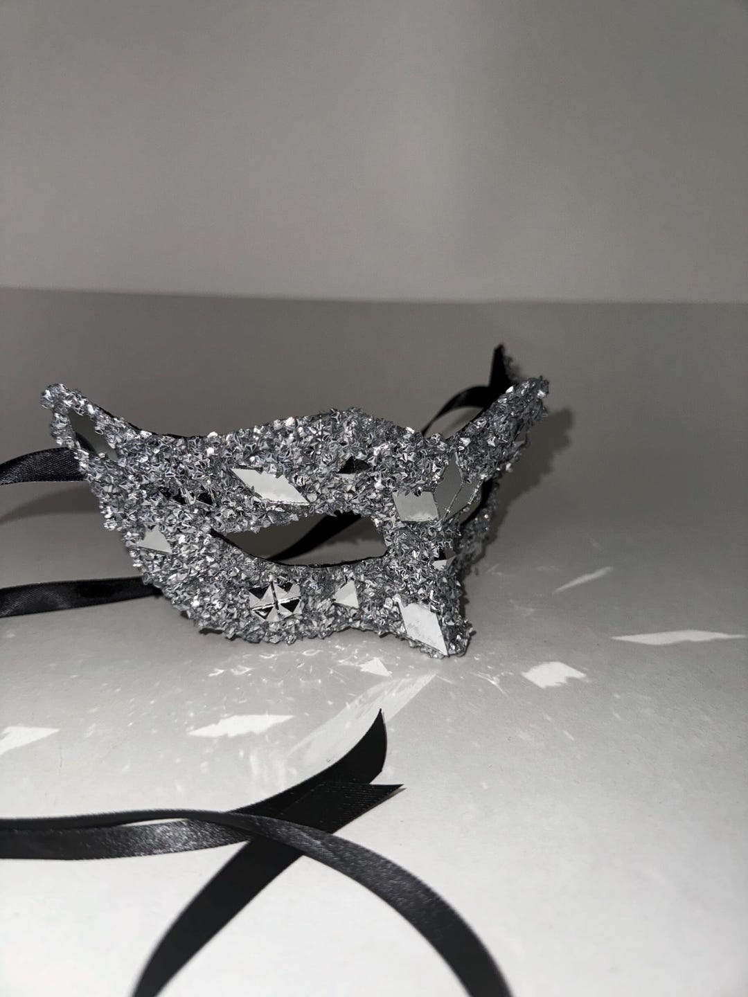 Makara Masquerade Mirror Mask, Available in Different Colors. Comes ...