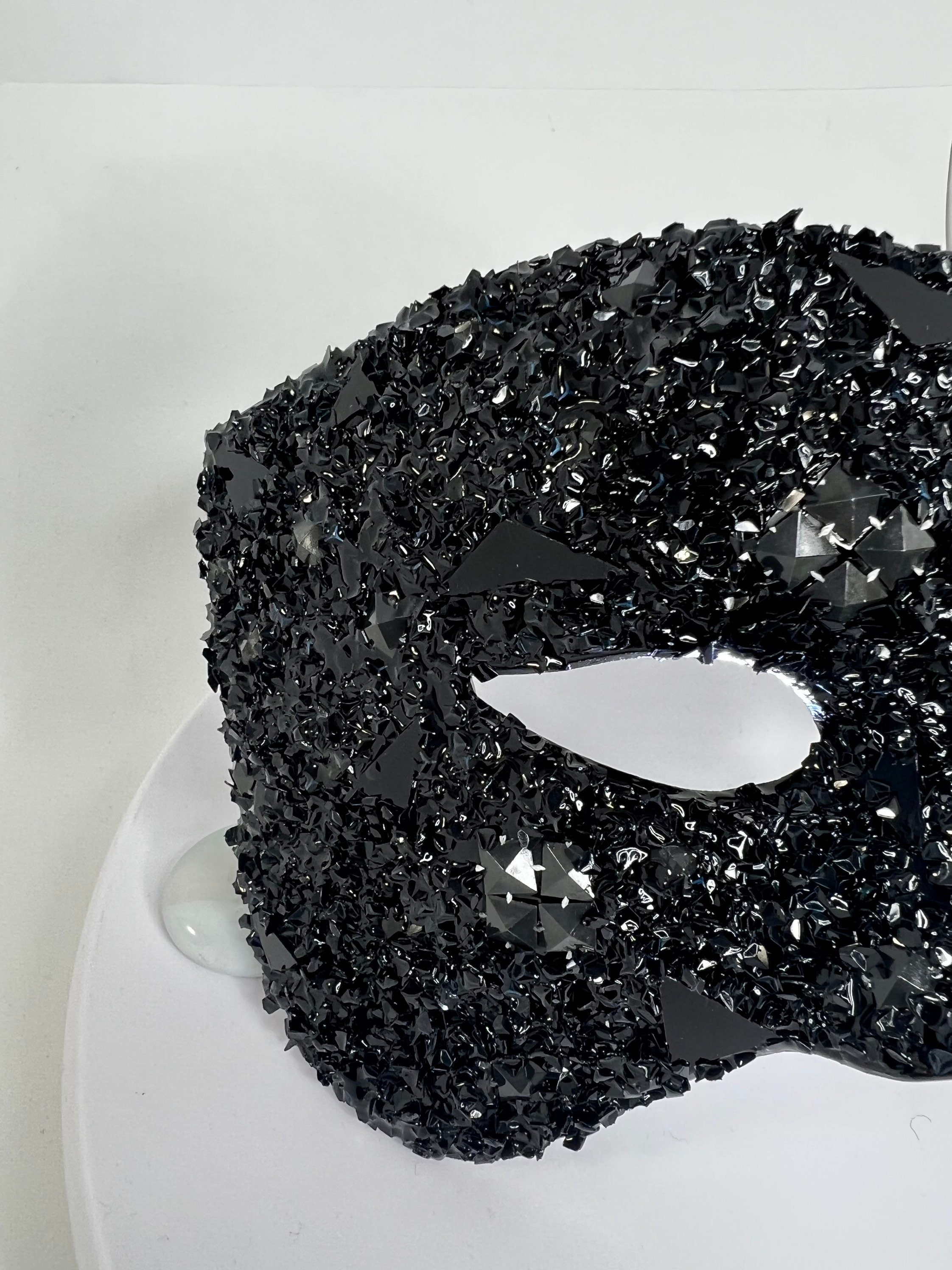Makara Mirror Mask Black Phantom of the Opera Version With Comfort Plus ...