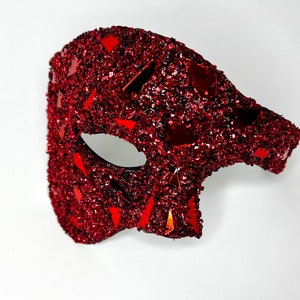 Red Makara Mirror Mask - Phantom of the Opera Version - Etsy