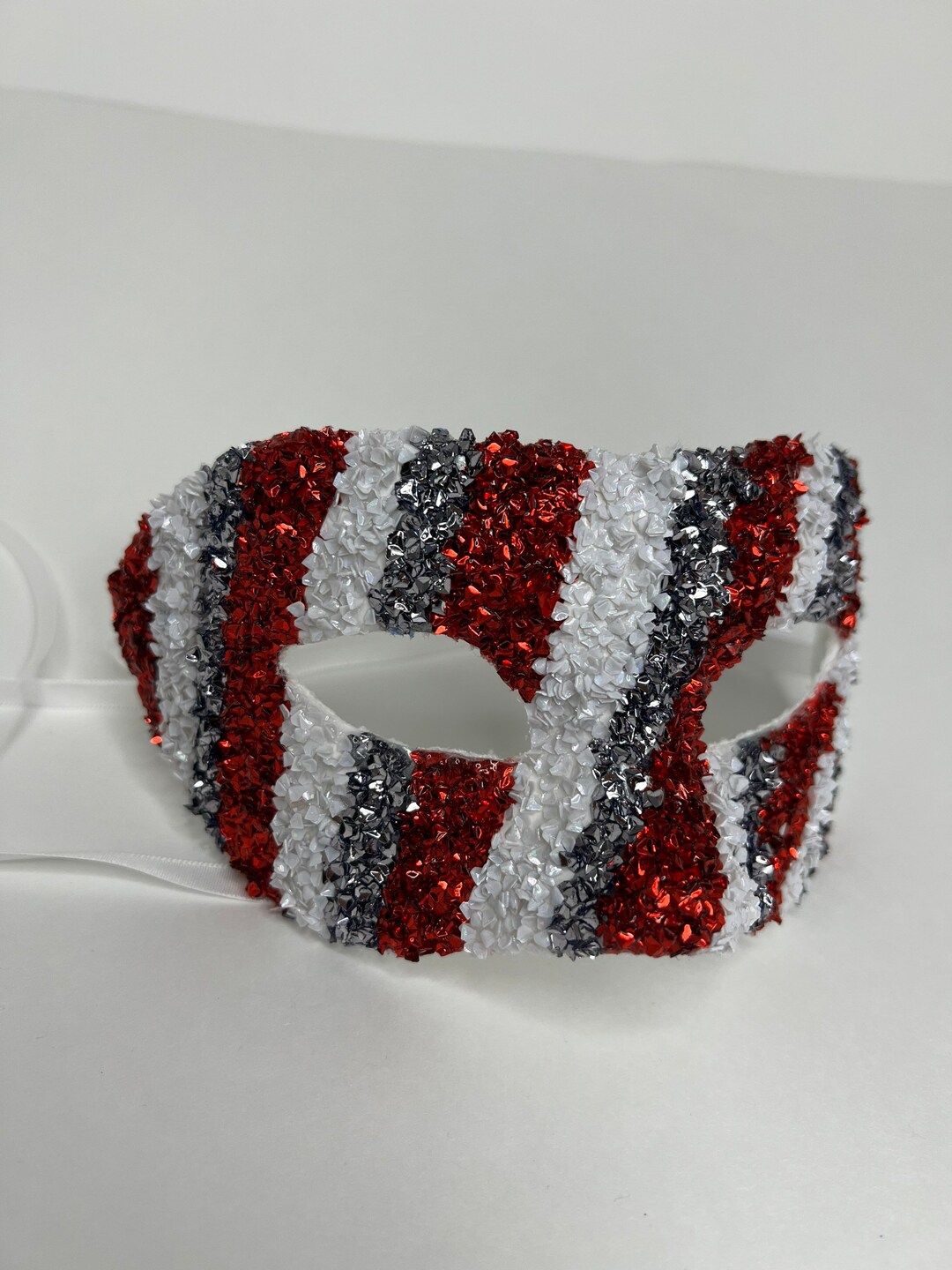 Candy Cane Christmas Mask. Comes With Comfort Plus, Elastic Band and ...