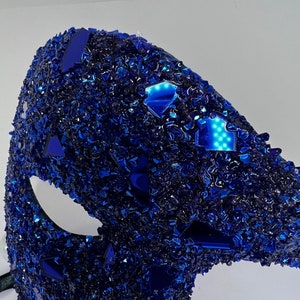Blue Makara Mirror Mask, Phantom of the Opera With Comfort Plus ...