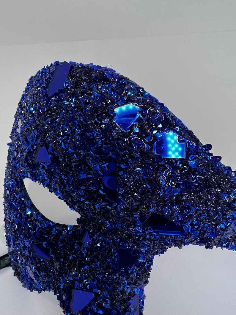 Blue Makara Mirror Mask, Phantom of the Opera With Comfort Plus ...