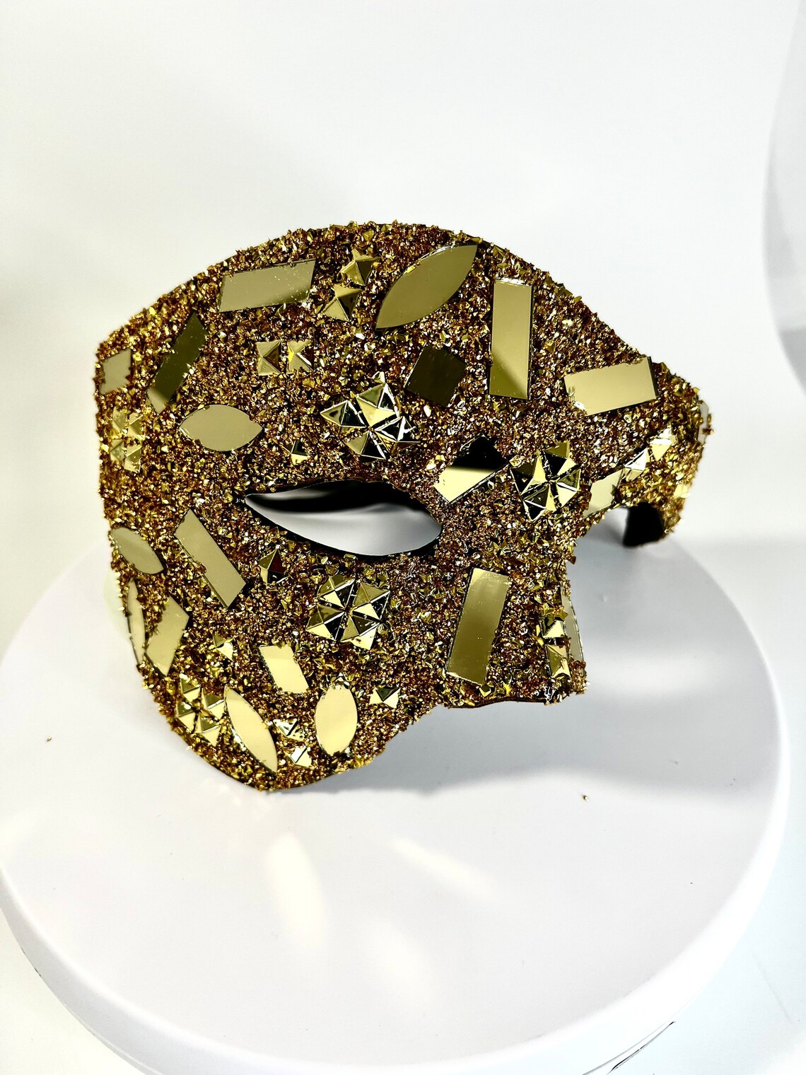 Makara Mirror Mask Gold Phantom of the Opera Version With Comfort Plus ...