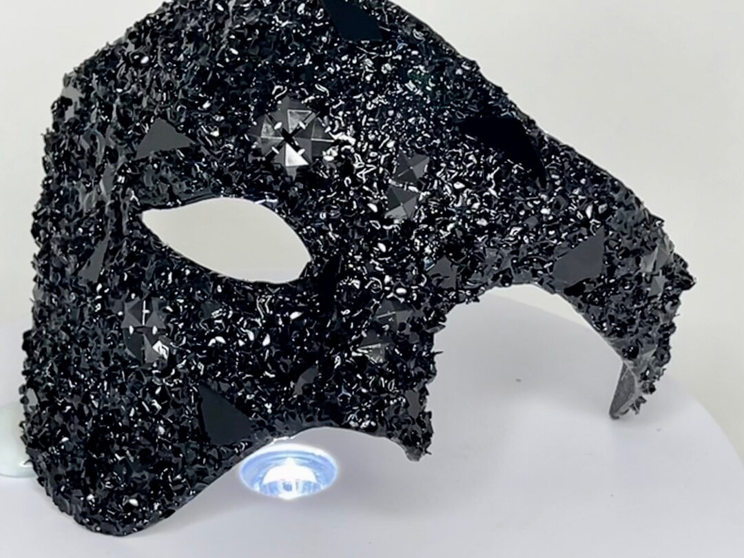 Makara Mirror Mask Black Phantom of the Opera Version With Comfort Plus ...