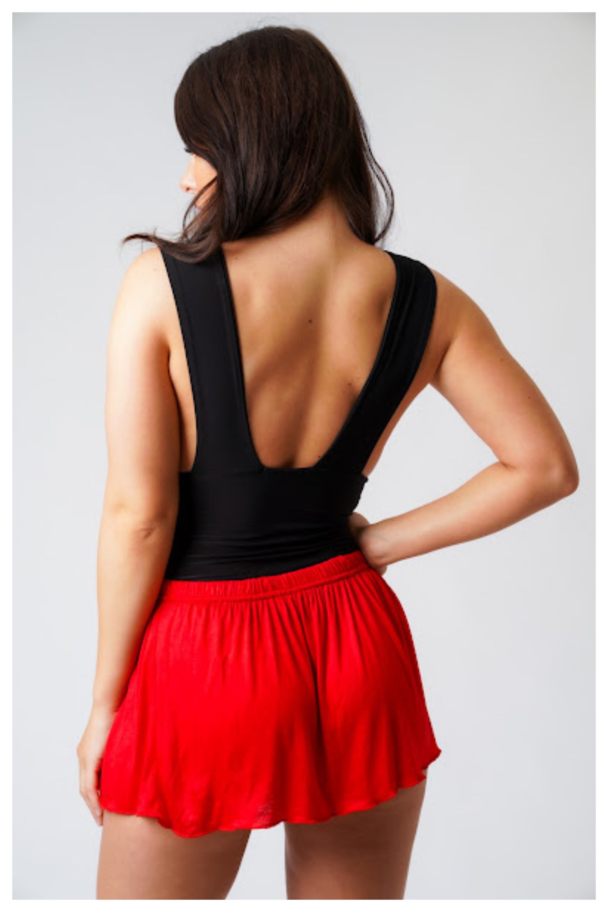 Red Rara Micro Mini A-line Skirt High Waist Skirt Prom Party - Etsy