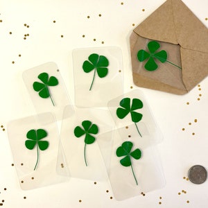 3 SIZES: Real Four Leaf Clover Laminated, Enveloped Included - Genuine ...