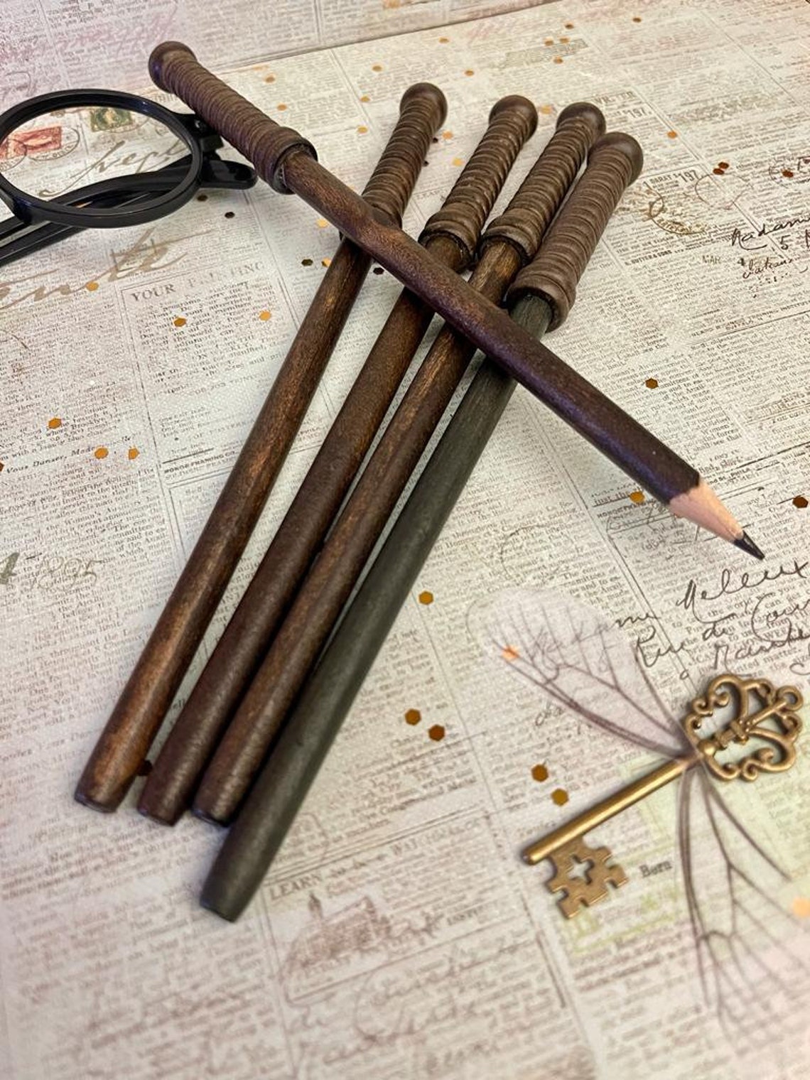 Wand Pencils Wizard Party Supplies Wand Pencil Pack Magic Theme ...