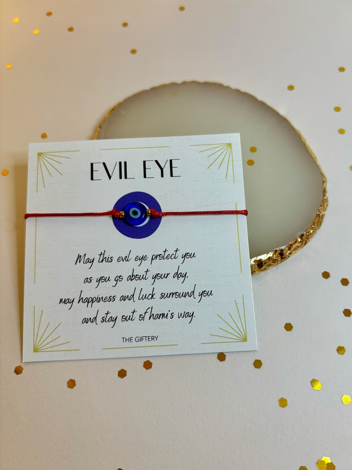 Evil Eye Bracelet Gift Card & Bag Included - Etsy