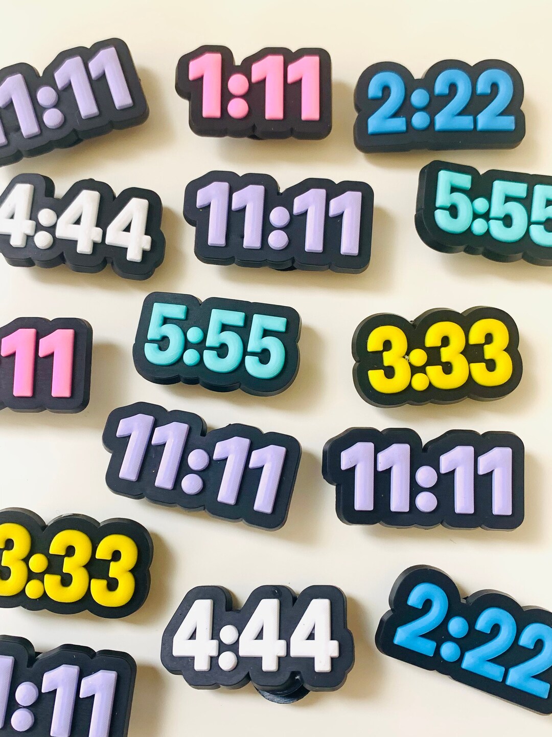 Lucky Angel Numbers Croc Charms - Etsy