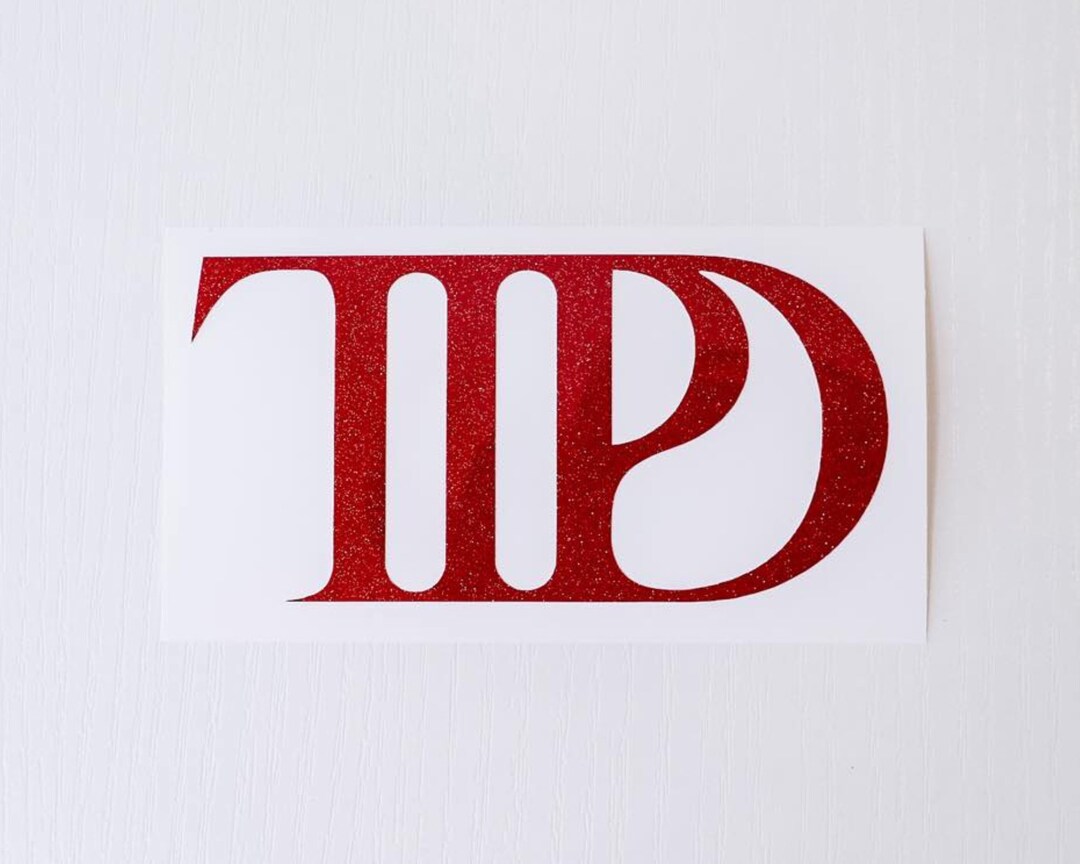 TTPD Decal Taylor Swift Car Window, YETI, Stanley Cup, Tumbler, Laptop ...