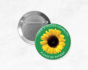 Invisible Disability Club Enamel Pin, Hidden Illness Awareness, Mental ...