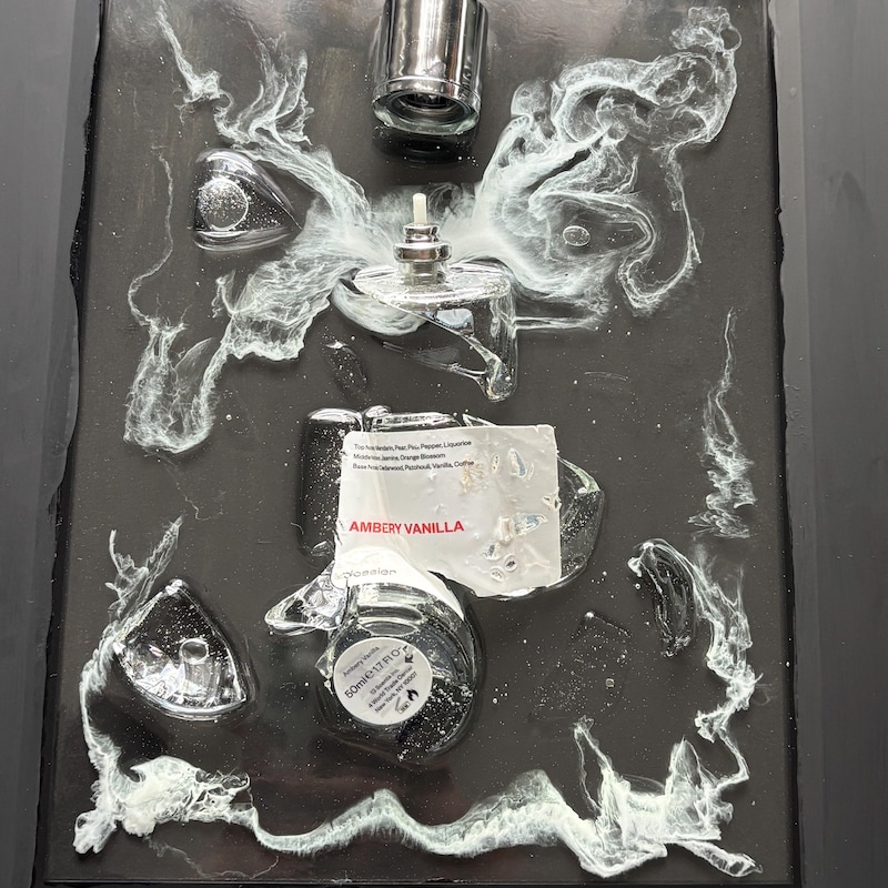 Resin Broken Bottle Art - Etsy