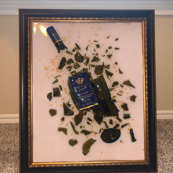 Broken Bottle Art - Etsy