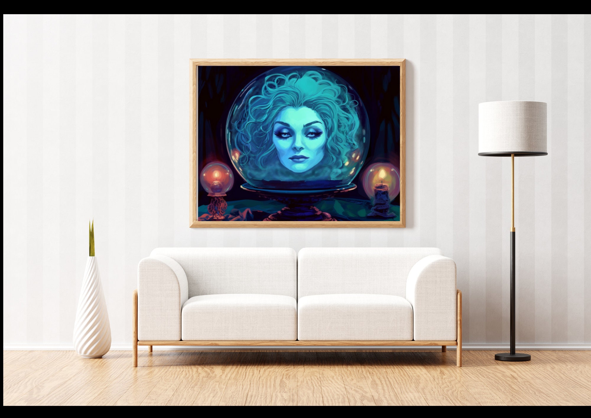 Haunted Mansion - Madame Leota Art - Digital Art File for Instant ...