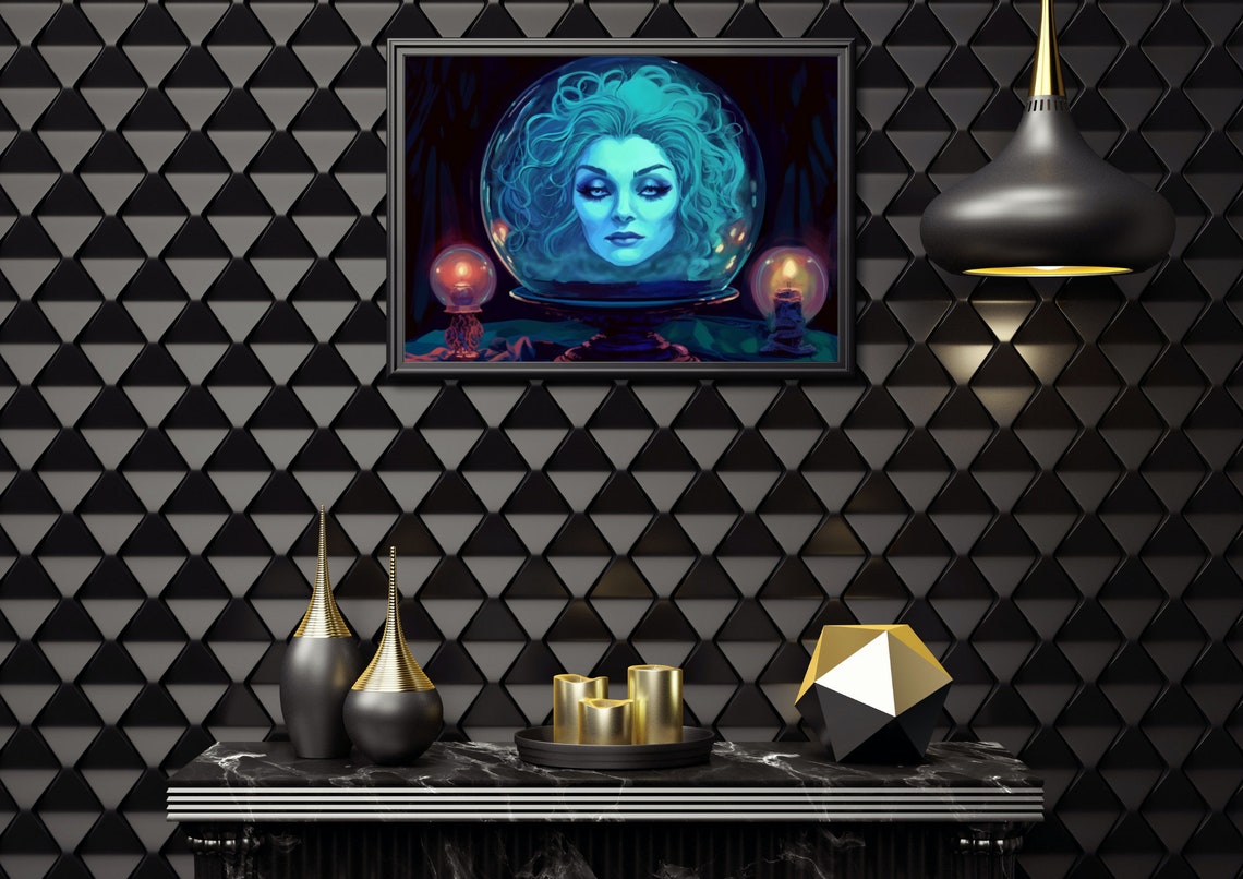 Haunted Mansion - Madame Leota Art - Digital Art File for Instant ...